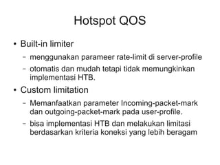 Mikrotik Hotspot With Queue Tree BW Management | PDF