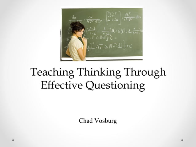Higher Order Thinking Questions | PPT | Educational Assessment | Education