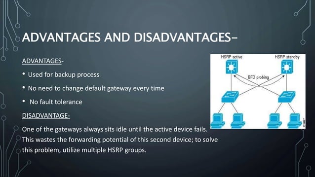 Hot standby router protocol (hsrp) using | PPTX | Computer Networking | Computing