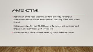 Hotstar | PPTX