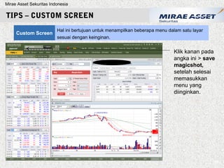 Hots versi 3.0 Mirae Asset Sekuritas | PPT