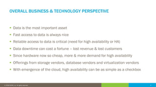 Protect Your Database: High Availability for High Demand Data | PDF