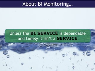 Health Check: Maintaining Enterprise BI | PPT