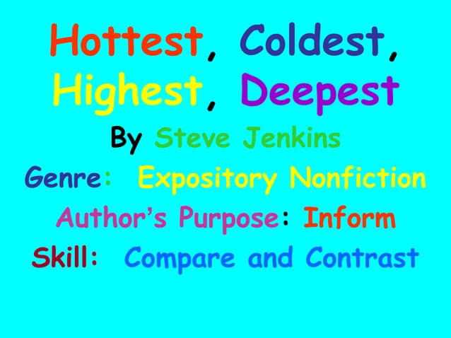 Hottest,coldest,highest,deepest | PPT