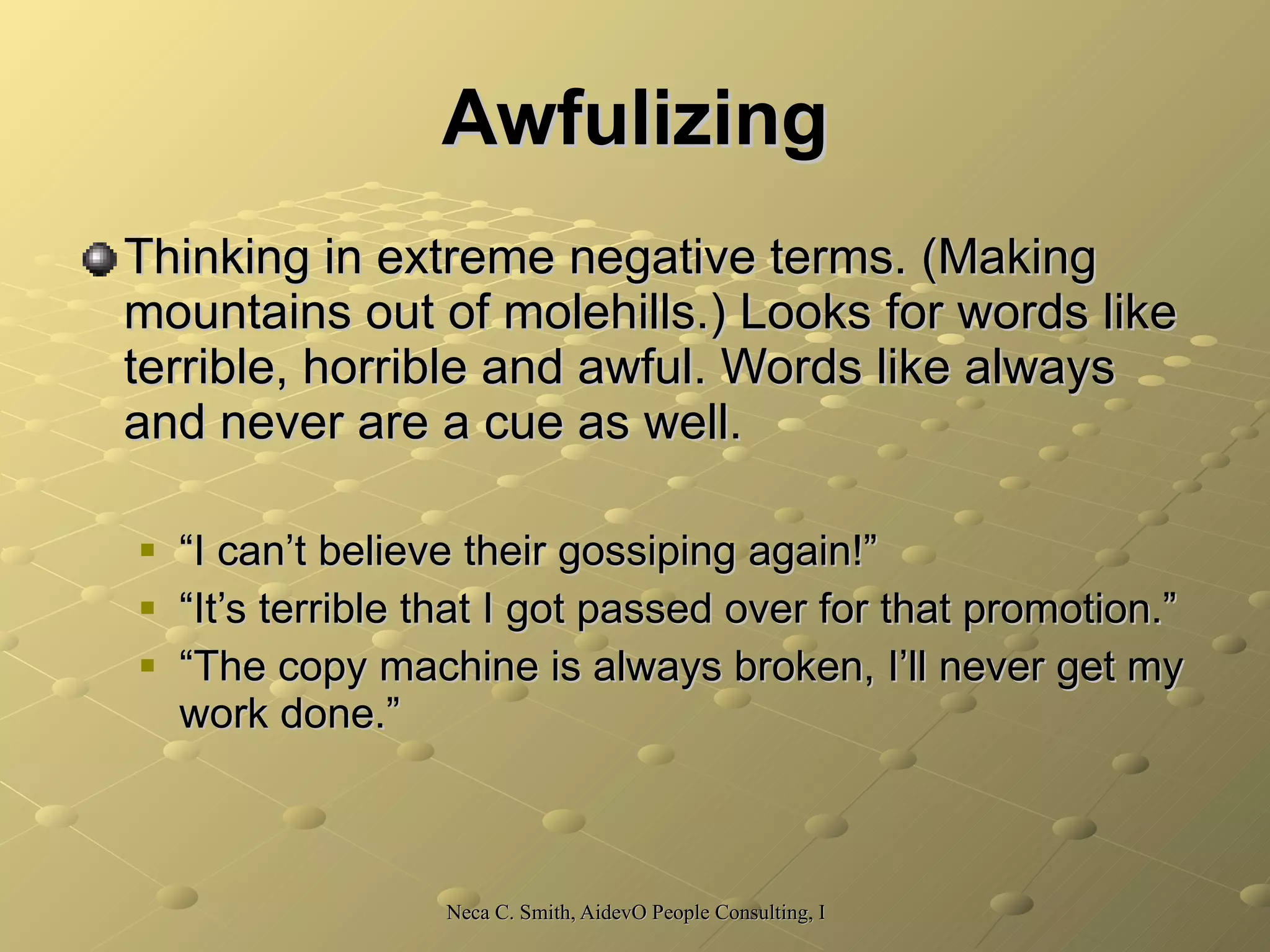 Hot Thoughts Slide Share | PPT