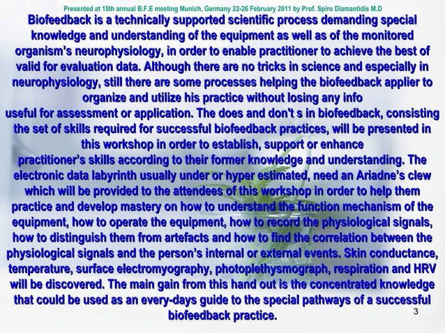 Hot tips for professional biofeedback application. Temperature ...
