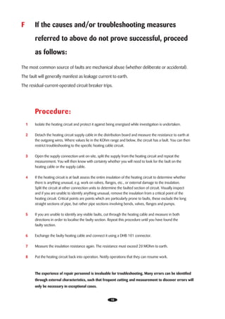 Hot Water Temperature Maintenance Heat Tracing - Planning Instructions ...
