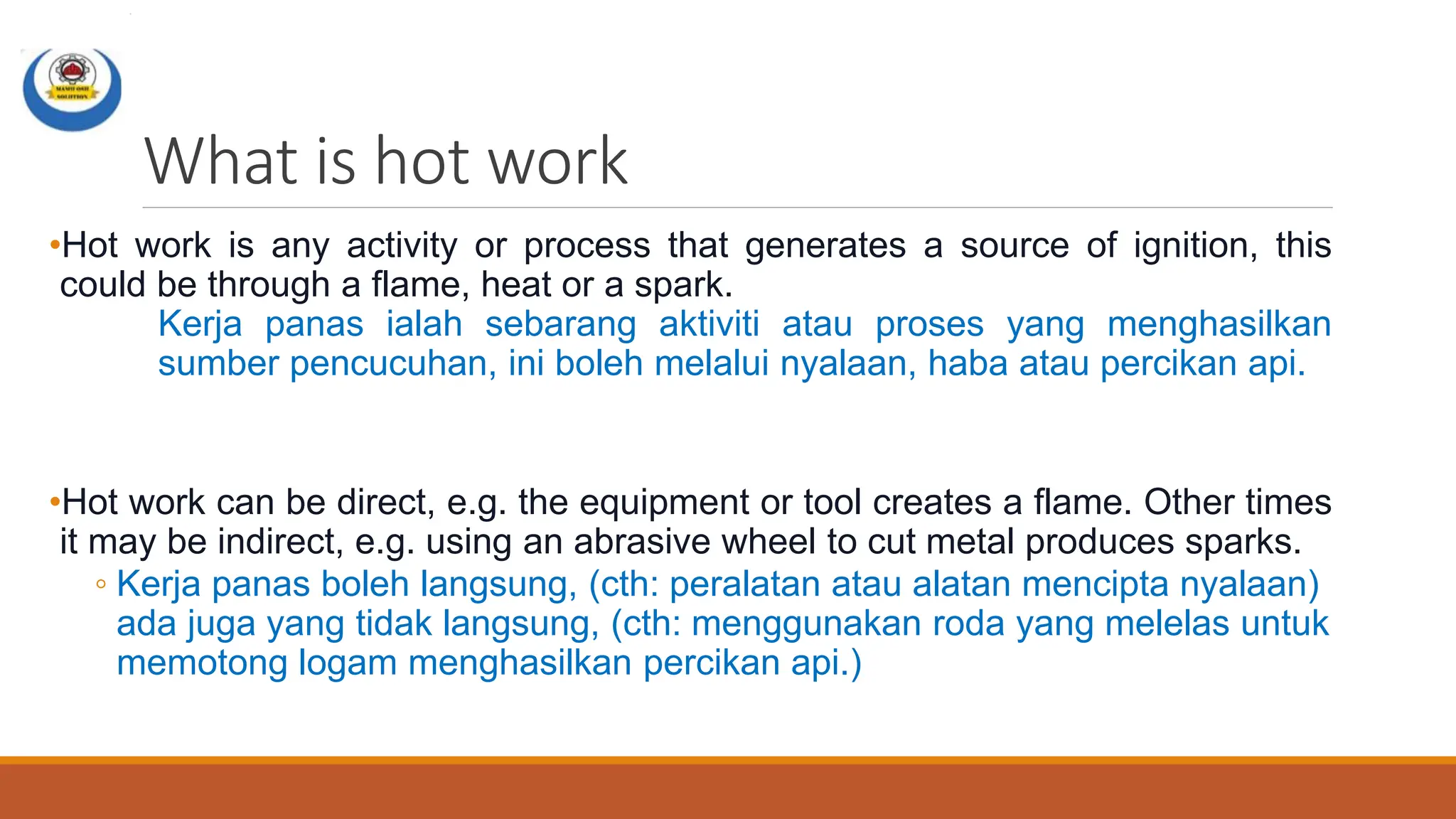 HOT WORK TRAINING SLIDE IN POWER POINT .pptx