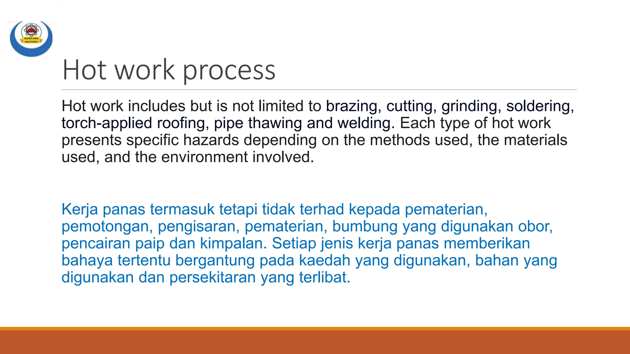 HOT WORK TRAINING SLIDE IN POWER POINT .pptx