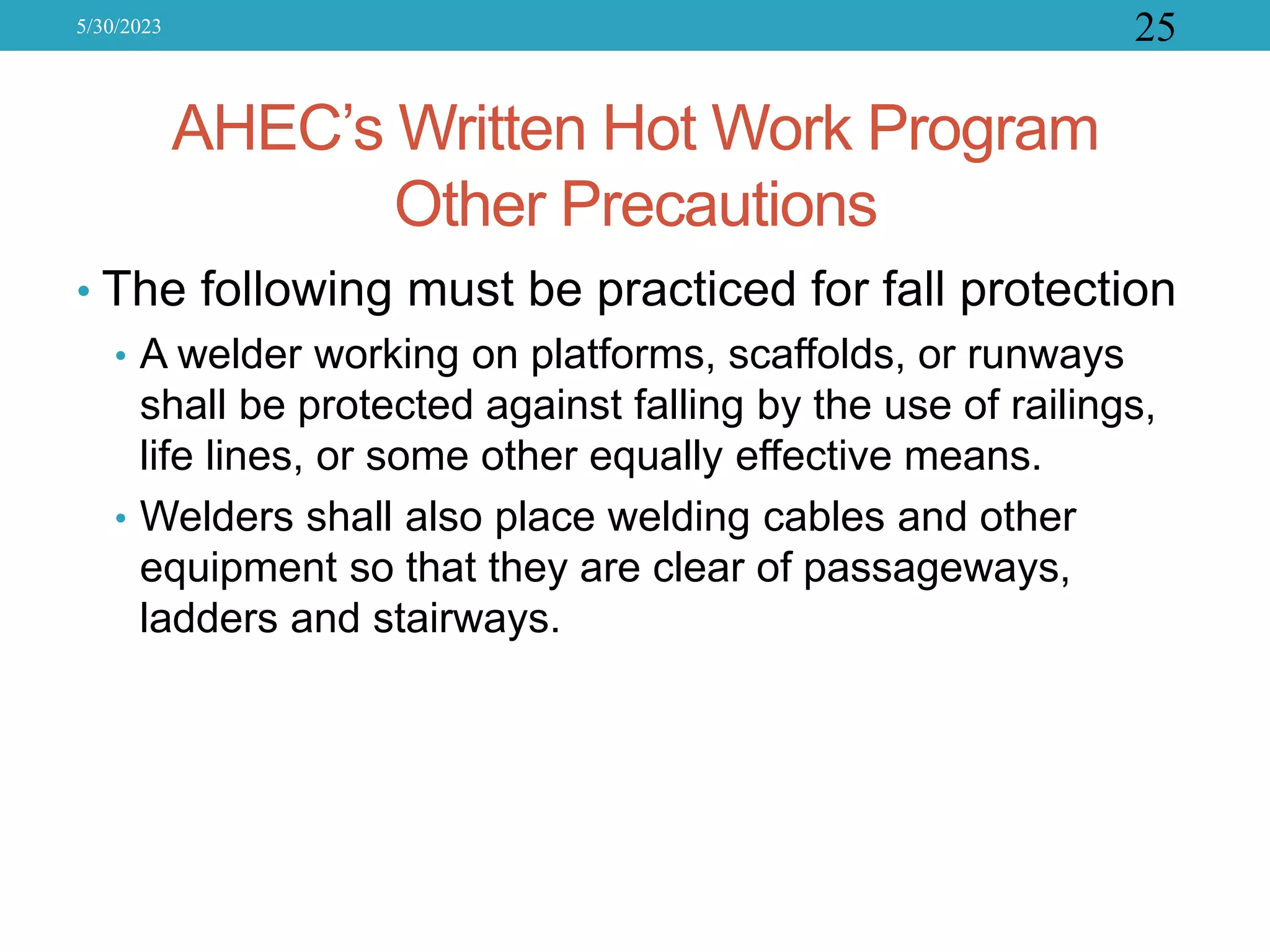 Hot Work | PPTX | Medical Health