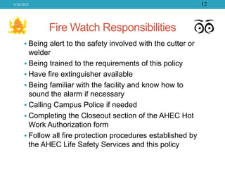 Hot Work | PPTX