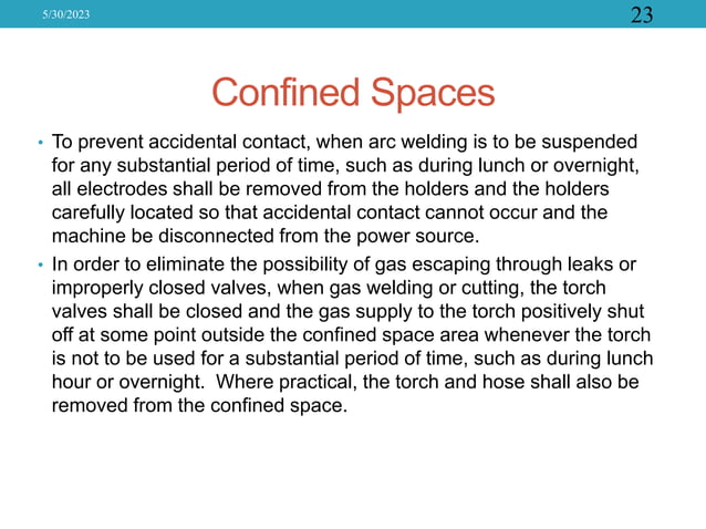 Hot Work | PPTX | Medical Health