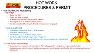 HOT WORK ASSESSOR AWARENESS TRAINING FOR WORKERS | PPTX