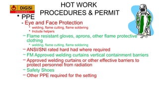 HOT WORK ASSESSOR AWARENESS TRAINING FOR WORKERS | PPTX