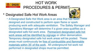 HOT WORK ASSESSOR AWARENESS TRAINING FOR WORKERS | PPTX