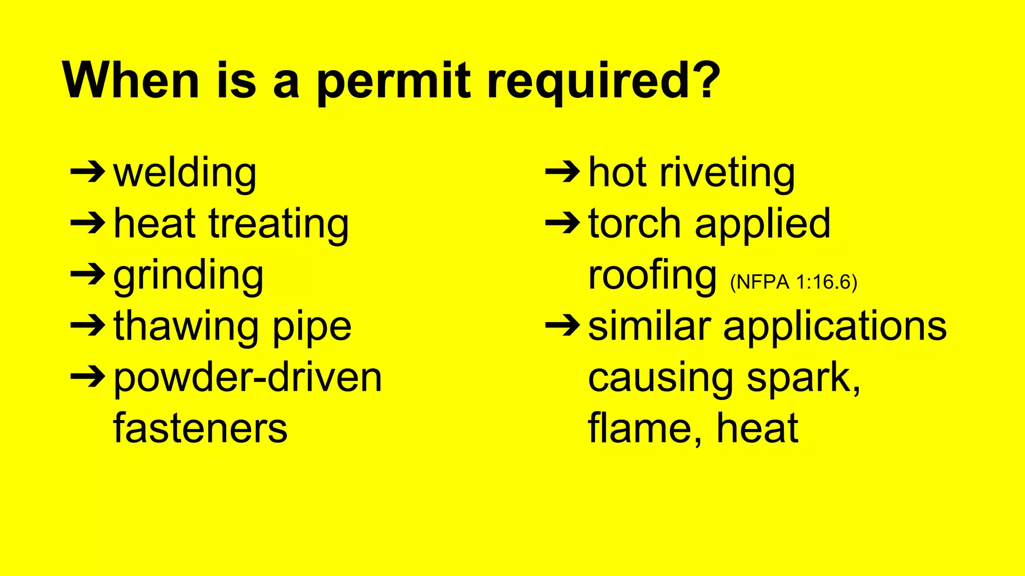 Conducting Hot Work Operations | PPTX