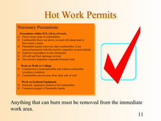 Hot Work PermitsWORK SAFETY ENGINEERING WORK OIL AND GAS SAFETY | PPT