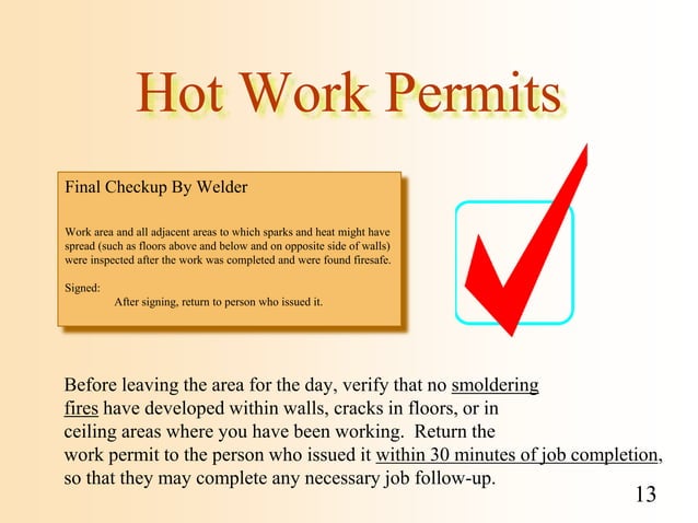 Hot work Permit training in construction sites.pptx | First Aid | Injuries