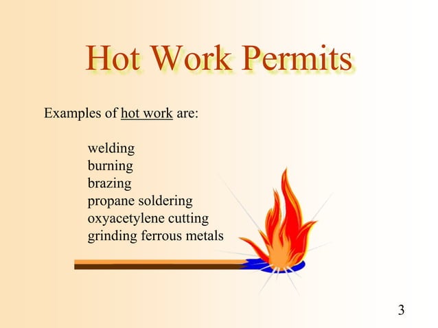 Hot work Permit training in construction sites.pptx | First Aid | Injuries