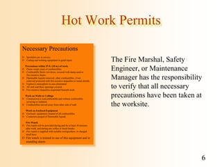 Hot work Permit training in construction sites.pptx