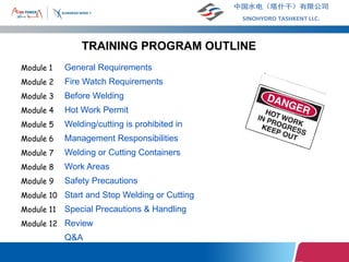 Training Hot Work Safety in the construction projects | PPTX