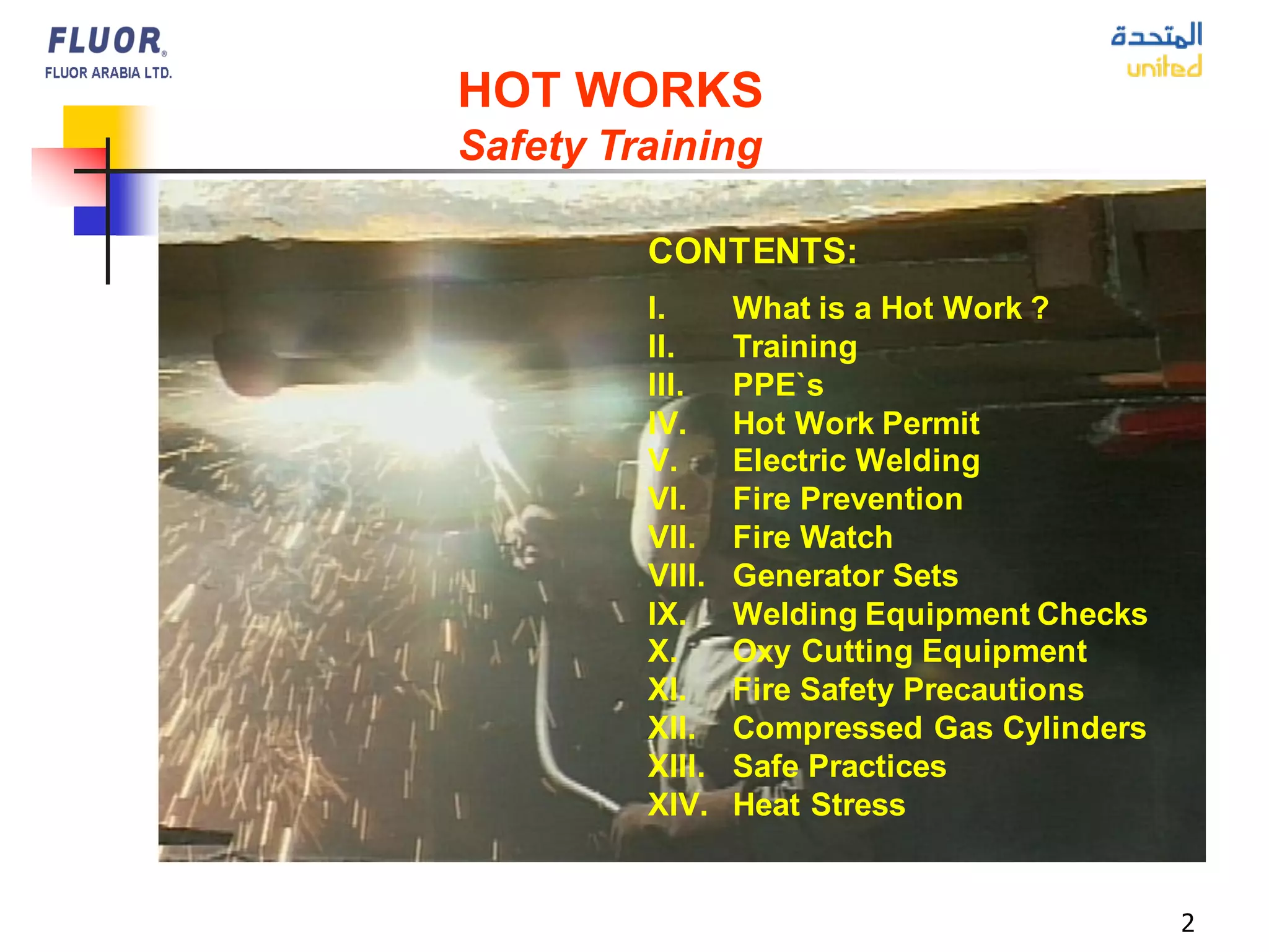 Hot Works Safety Training | PDF