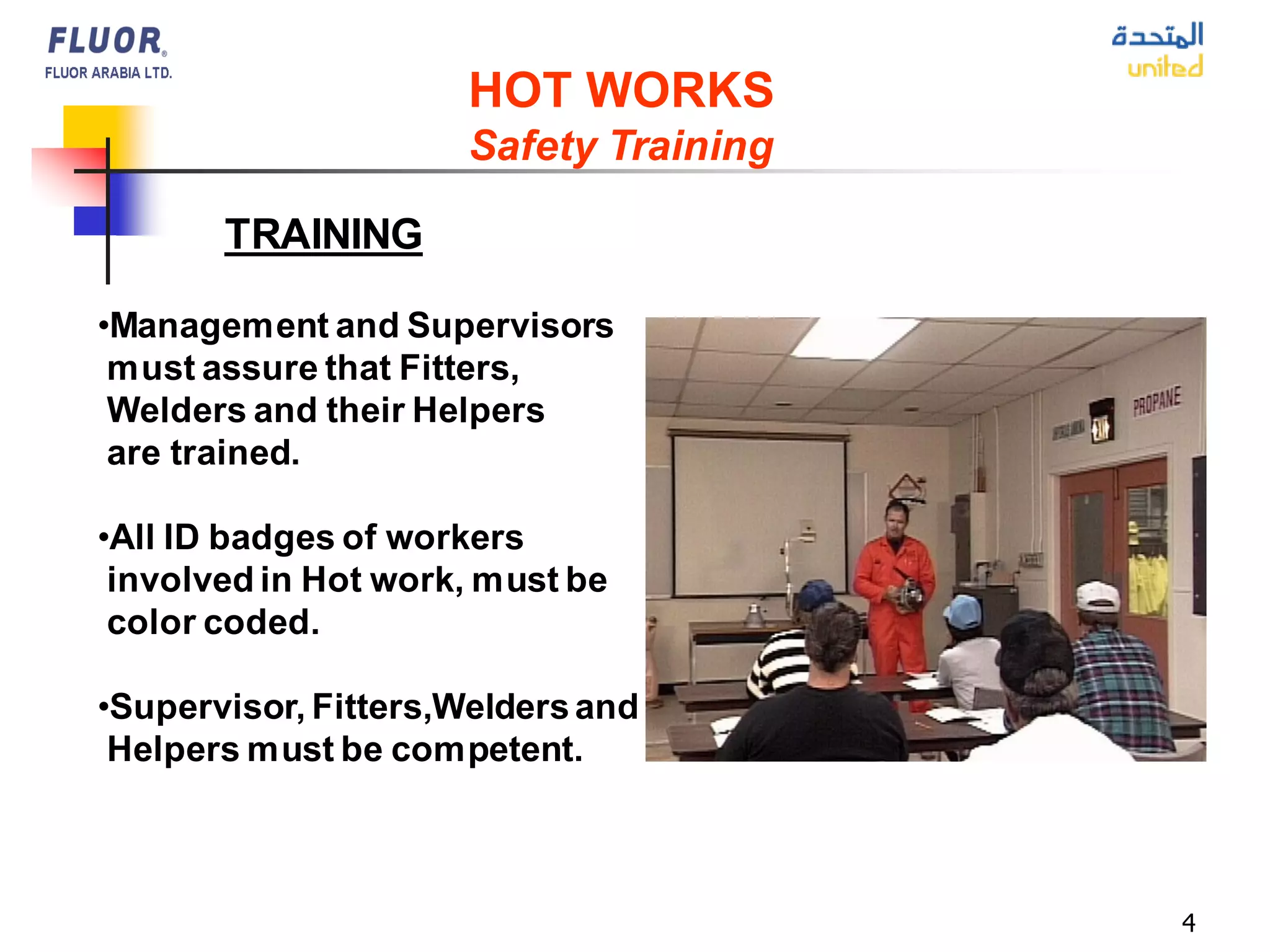 Hot Works Safety Training | PDF