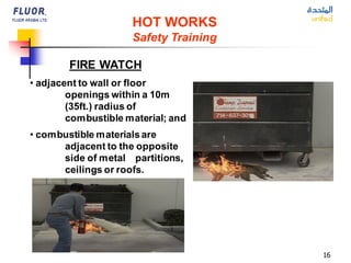 Hot Work Fire Watch Training