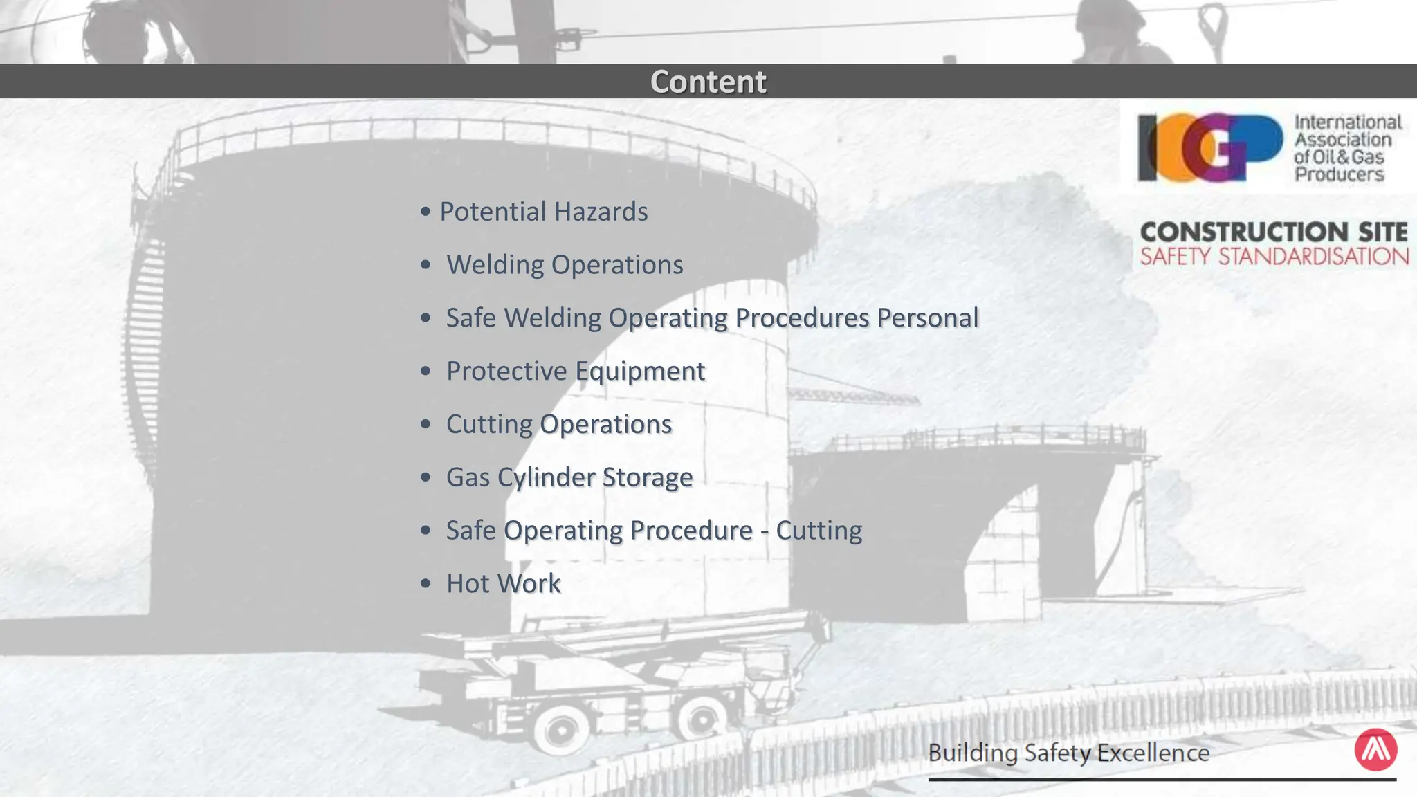 Hot work training - Welding and cutting based on IOGP | PPTX