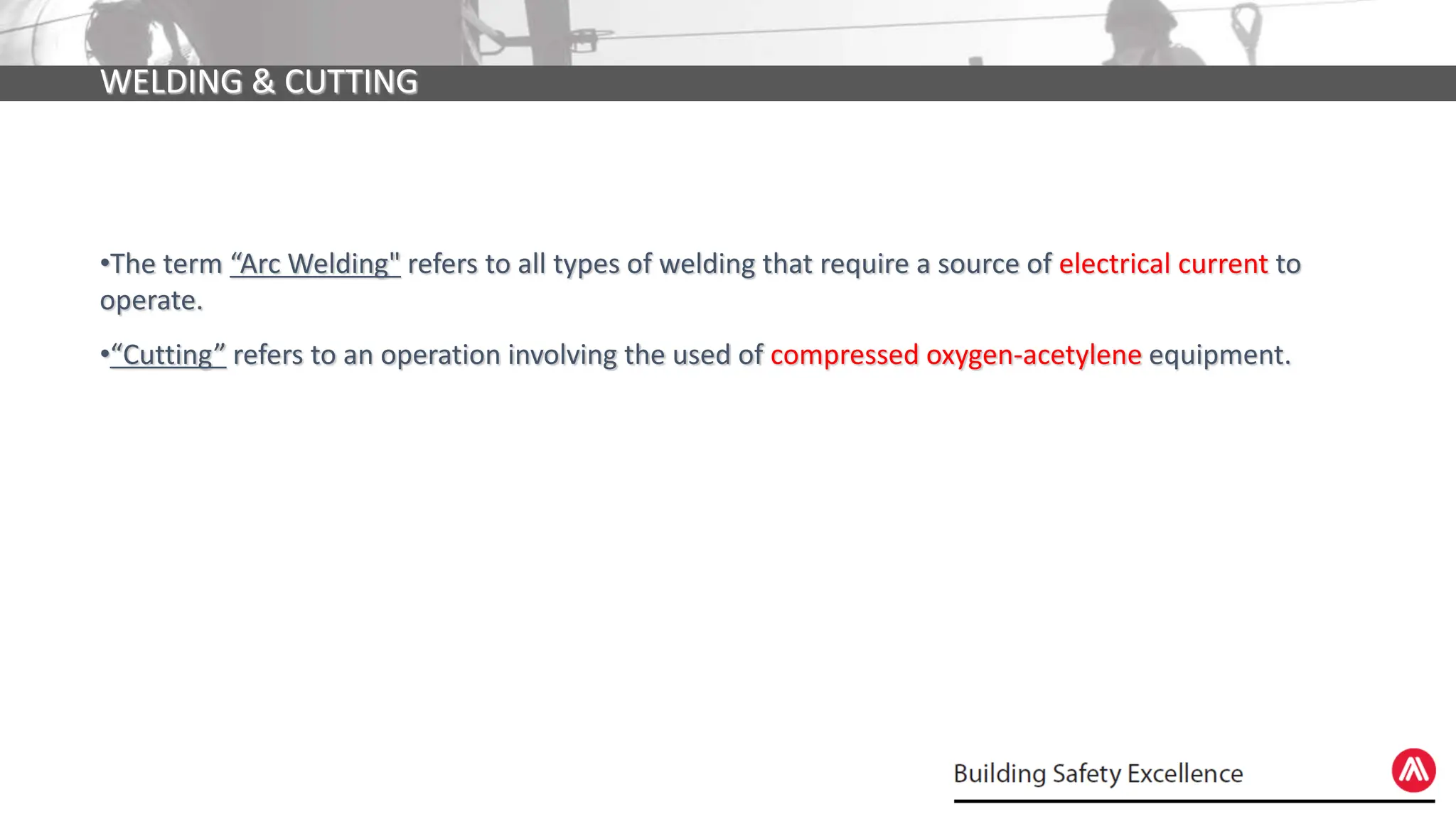 Hot work training - Welding and cutting based on IOGP | PPTX