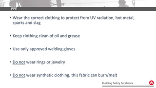 Hot work training - Welding and cutting based on IOGP | PPTX