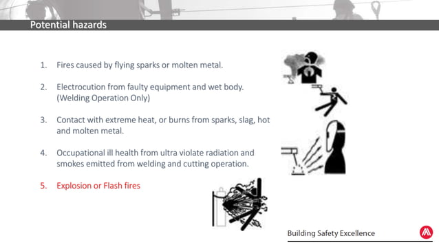 Hot work training - Welding and cutting based on IOGP | PPTX | First ...