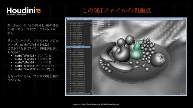 Houdini .OBJ から .ABC へ | PPTX