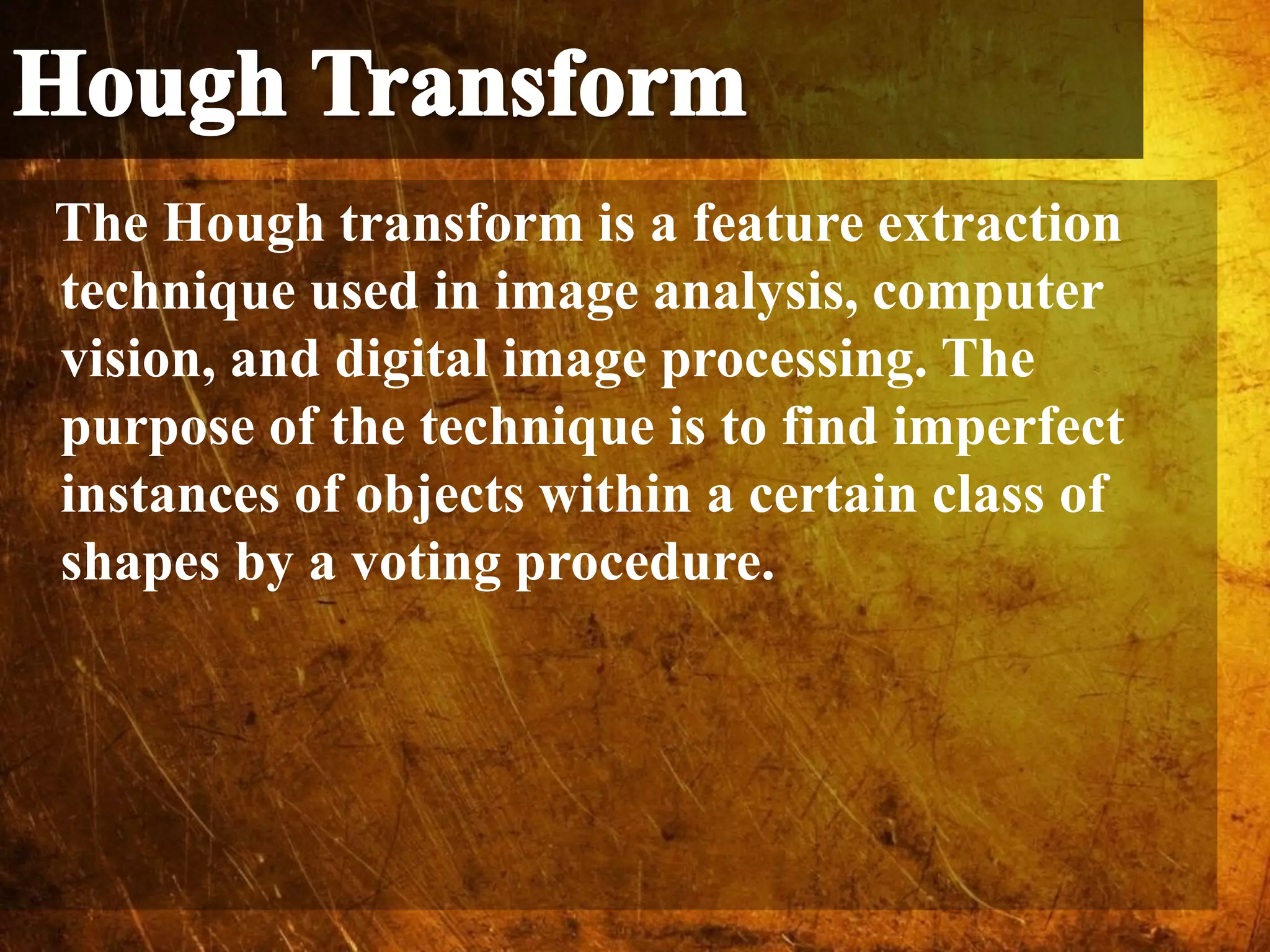 Hough Transform By Md.Nazmul Islam | PPTX