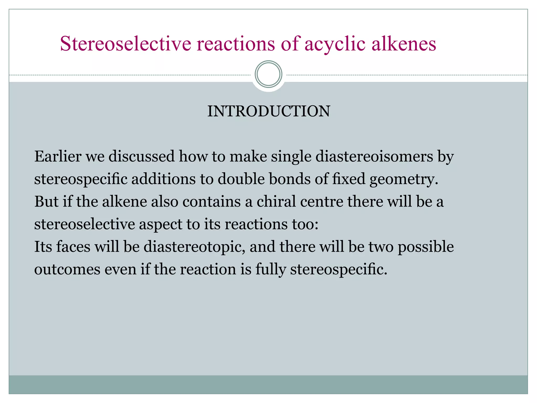 Houk model,diastereosectivity epoxydation | PPSX