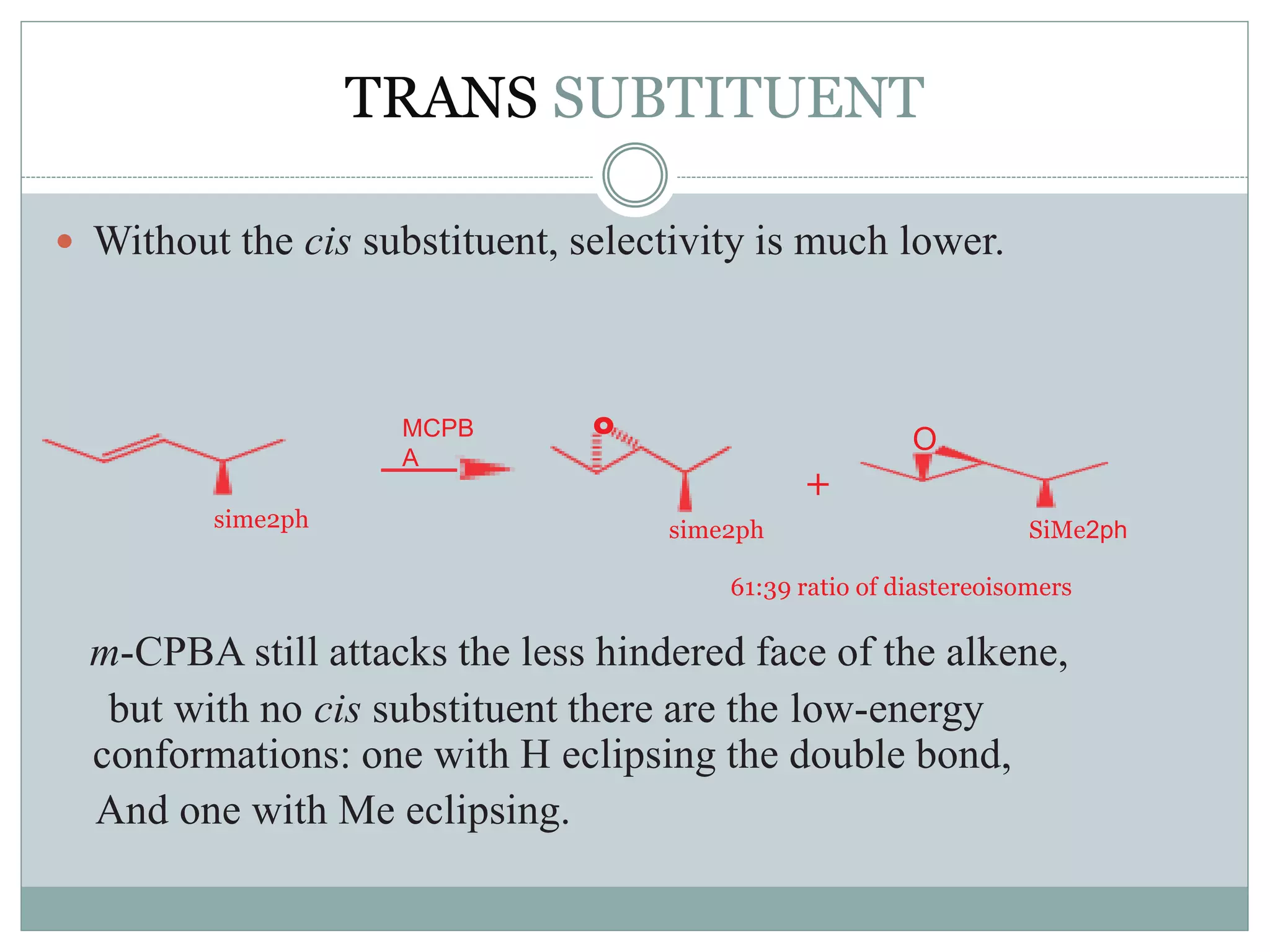 Houk model,diastereosectivity epoxydation | PPSX