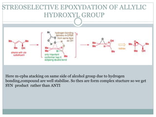 Houk model,diastereosectivity epoxydation | PPSX