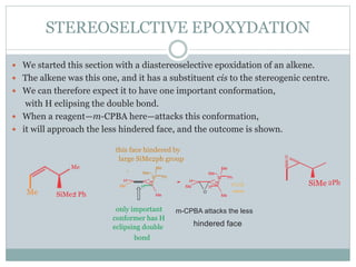 Houk model,diastereosectivity epoxydation | PPSX