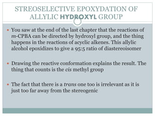 Houk model,diastereosectivity epoxydation | PPSX