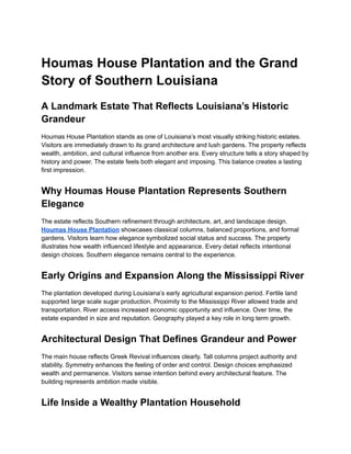 Houmas House Plantation and the Grand Story of Southern Louisiana.pdf