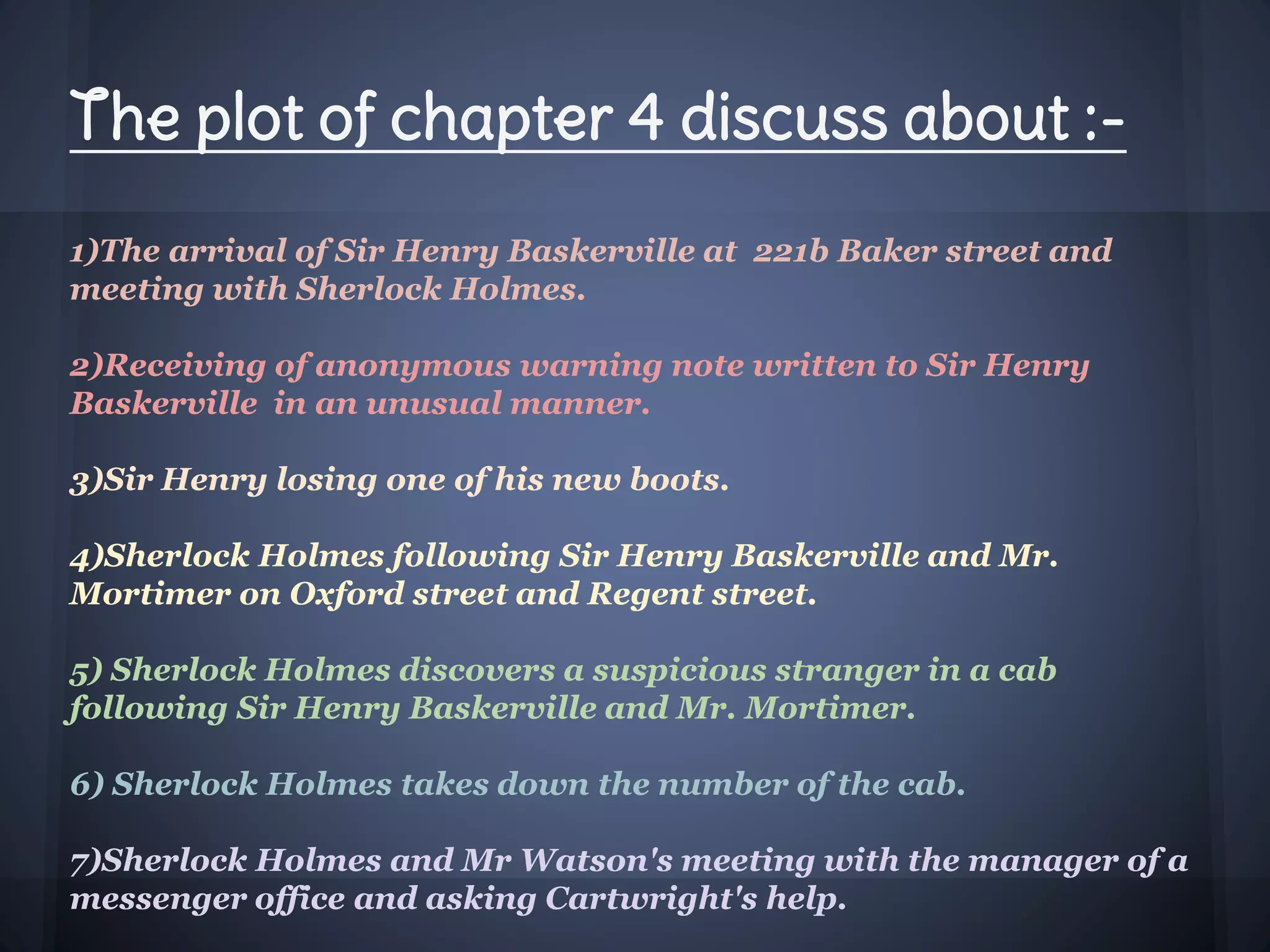Hound of baskerville ppt 12 | PPT