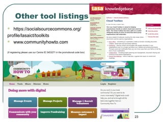 Hounslow 10 ict tools to promote your organisation | PPT