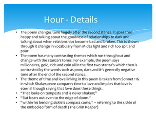 Hour+and+sonnet+116 | PPTX