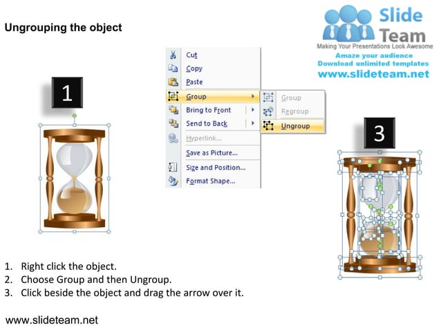 Hourglass design 2 powerpoint presentation templates. | PPT