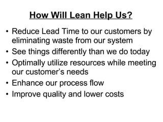 Hourly Lean Introduction | PPT
