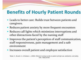 Hourly rounding | PPT