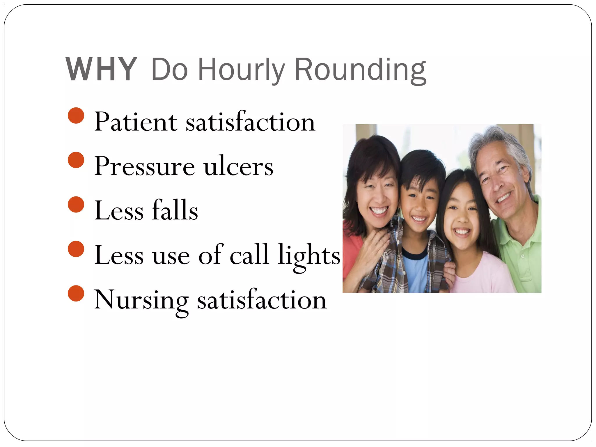 Hourly rounding leadership project | PPT