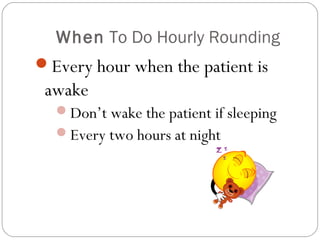 Hourly rounding leadership project | PPT