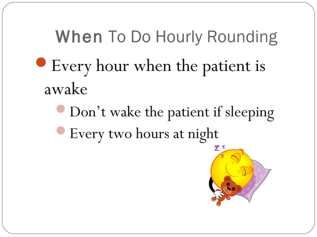 Hourly rounding leadership project | PPT