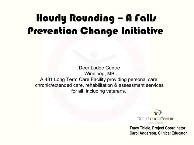Hourly rounding – a falls prevention change initiative | PPT